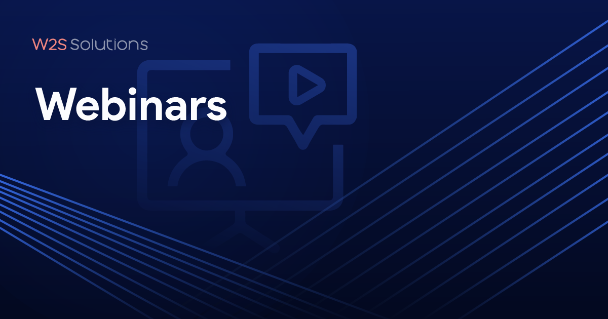 Webinars by W2S Solutions